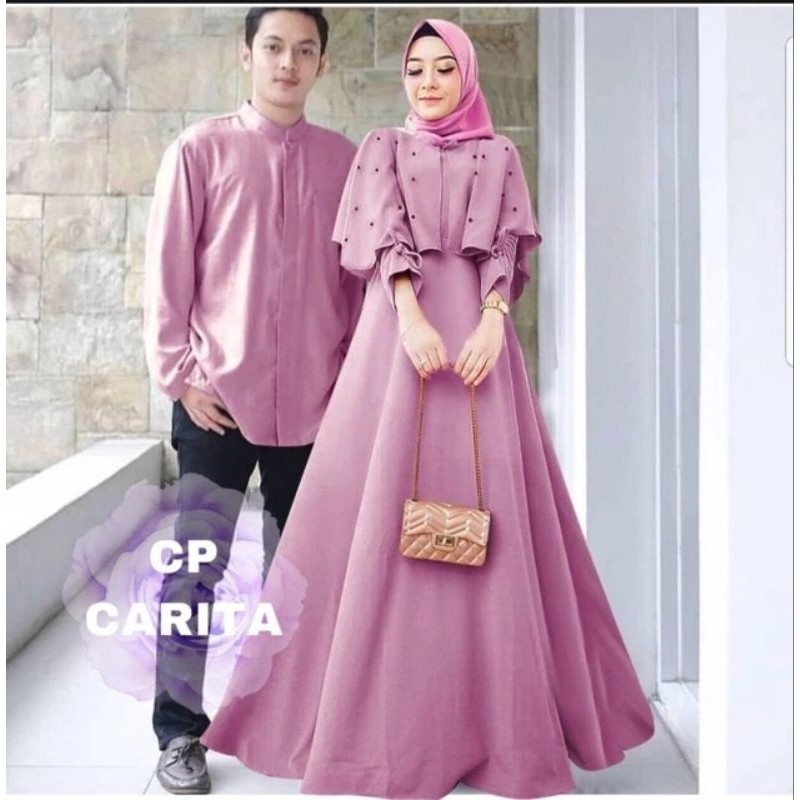 Jual Gamis Couple Suami Istri 2024 Sarimbit Ibu Dan Anak Baju ...