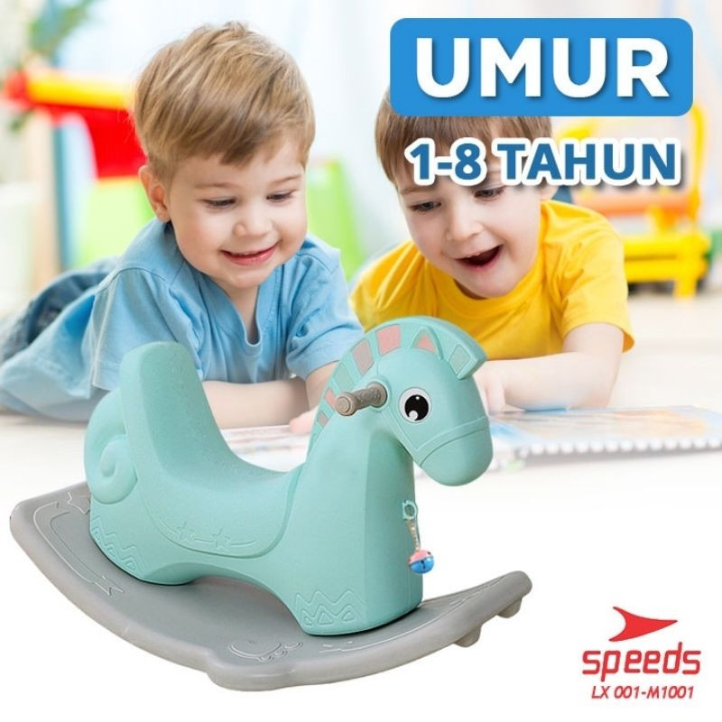 Jual [NEW ARRIVAL TERLENGKAP] MAINAN ANAK KUDA KUDAAN JUNGKAT JUNKIT SPEEDS MOLION M1001/M1002 ...