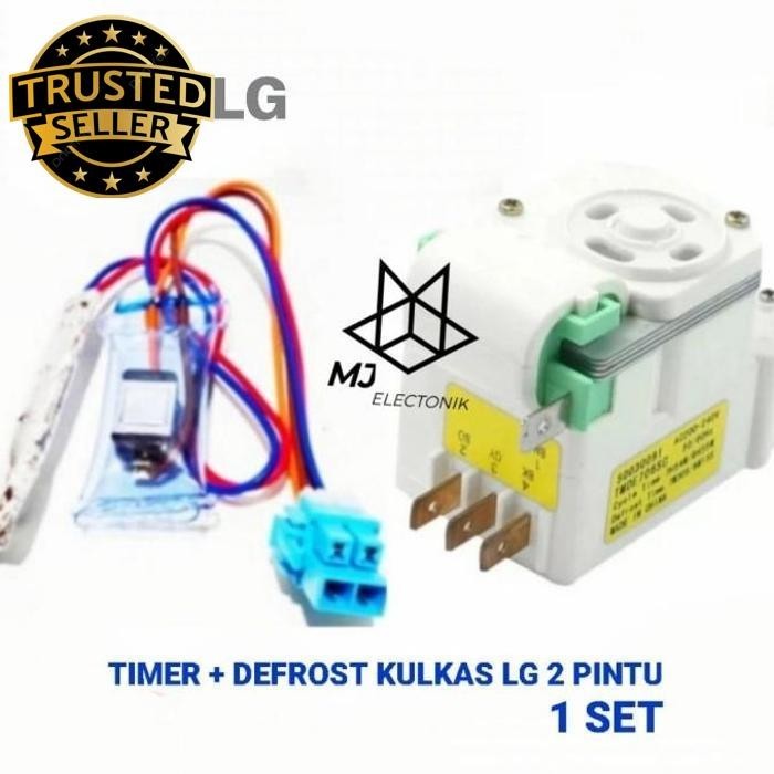 Jual [ 1 SET ]TIMER DEFROST FUSE KULKAS 2 PINTU LG 1902T | Shopee Indonesia