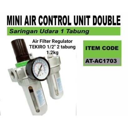 Jual Best Besar 2 Tabung Air Filter Kompresor Tekiro 3/4 Inch Udara ...