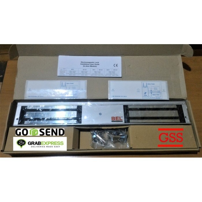 Jual Ebelco Emlock Double Door 1200 Magnetic Lock + ZL (Em Lock 1200 ...
