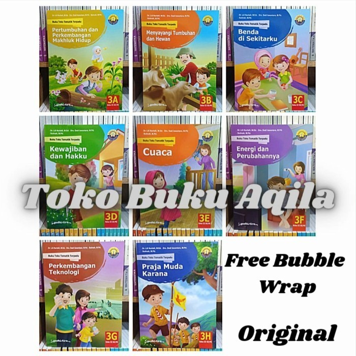 Jual HARGA DISKON Buku Tematik Yudhistira 3A 3B 3C 3D 3E 3F 3G 3H K13 ...