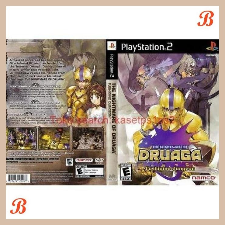 Jual | KSP | THE NIGHTMARE OF DRUAGA FUSHIGINO DUNGEON CD PS2 KASET PS2 GAME PS2 | Shopee Indonesia