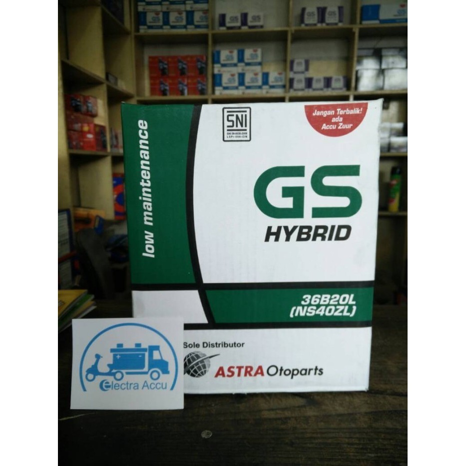 Jual New Aki Mobil Mitsubishi Xpander Ns40Zl Gs Astra Hybrid Aki Basah ...