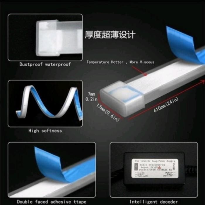 Jual LAMPU ALIS MOBIL INOVA OLD/LAMPU DRL MOBIL 60 CM / LAMPU SIGN SEN ...