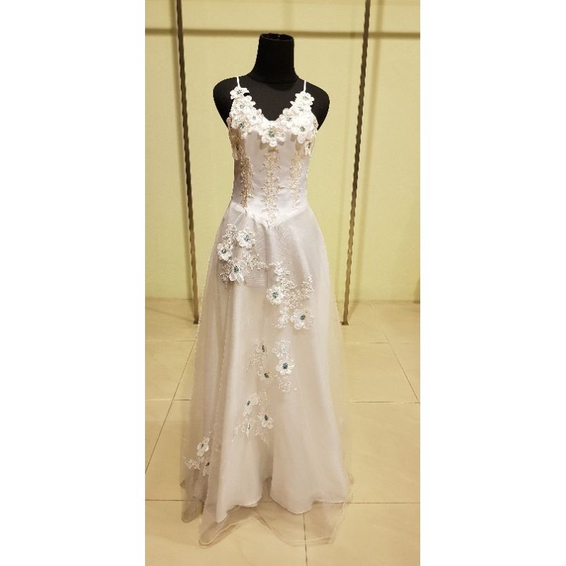 Jual Wedding dress / gaun prewed ( preloved ) | Shopee Indonesia