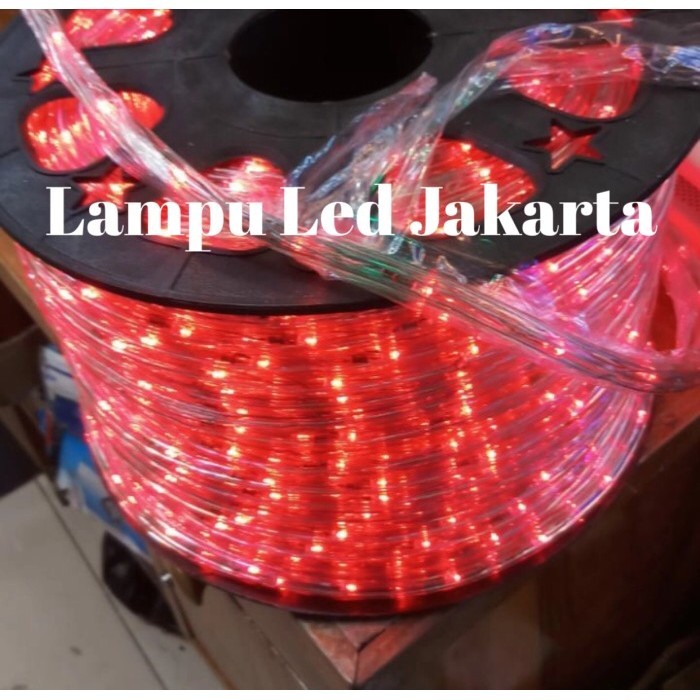 Jual LAMPU LED SELANG BULAT 2 JALUR 100METER. LED SELANG BULAT 100M 2 ...