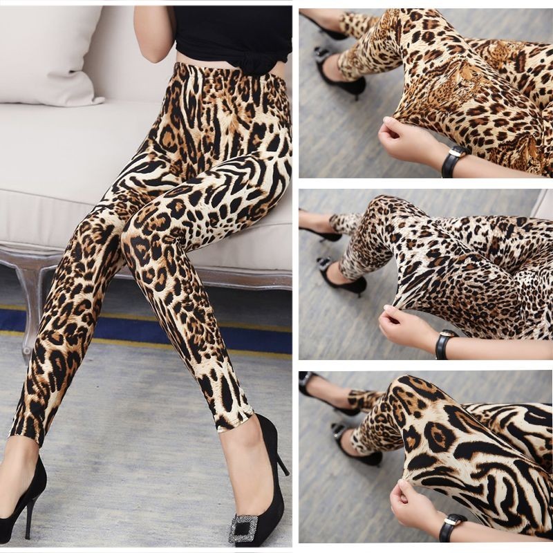 Jual Celana Legging Luar Ruangan Cocok, Celana Wanita Motif Macan Tutul ...