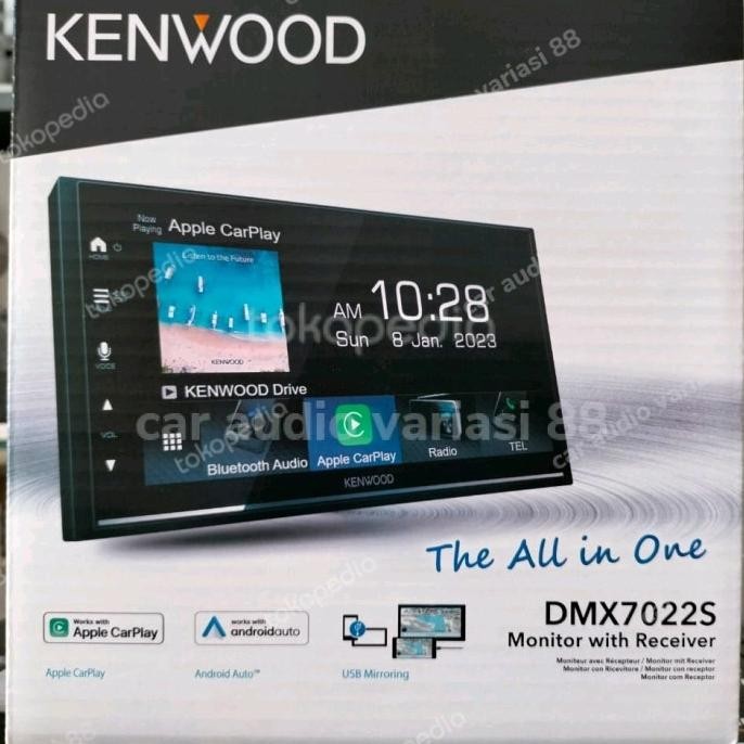Jual New Head Unit Kenwood Dmx 7022 S Apple Carplay Android Auto Original | Shopee Indonesia