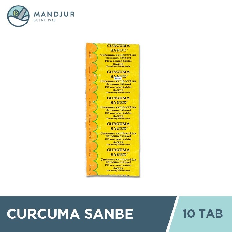 Jual Curcuma Sanbe 10 Tablet - Suplemen Kesehatan Hati dan Nafsu Makan ...