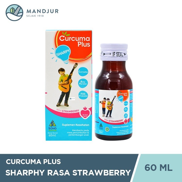 Jual Curcuma Plus Sharpy Rasa Strawberry 60 mL - Suplemen Pertumbuhan ...