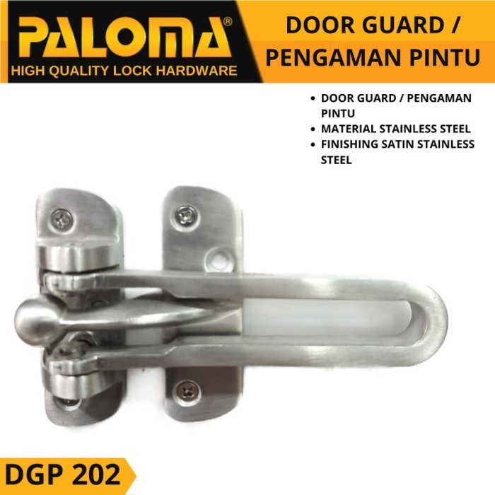 Jual Paloma Pengaman Pintu Door Guard Dgp 202 Stainless Steel Sus 304 ...