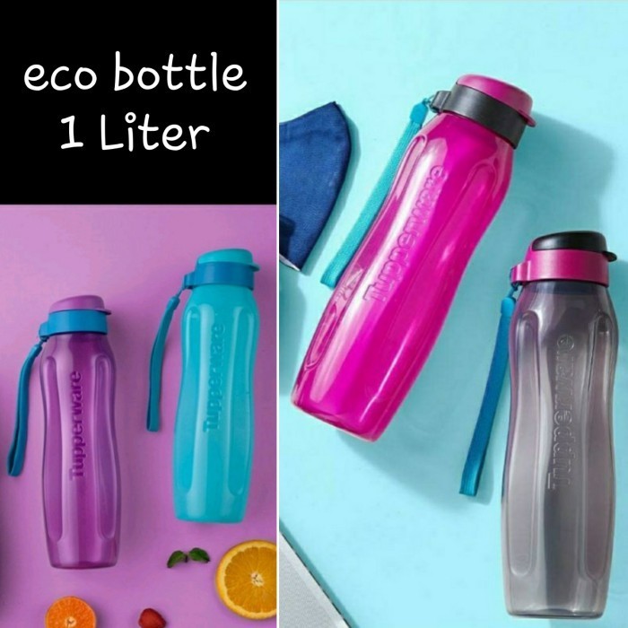 Jual Botol Minum Tupperware 1 Liter Eco Bottle 1L | Shopee Indonesia