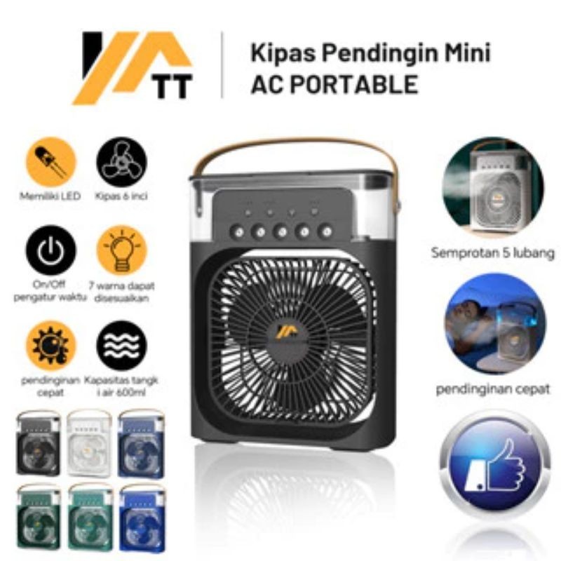 Jual AC Cooler Mini Portable V3/ Kipas Mini Pendingin Udara Evaporatif ...