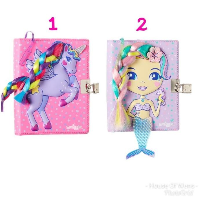 Jual SMIGGLE WISHES DOLLY SMALL LOCKABLE NOTEBOOK - DIARY SMIGGLE ...