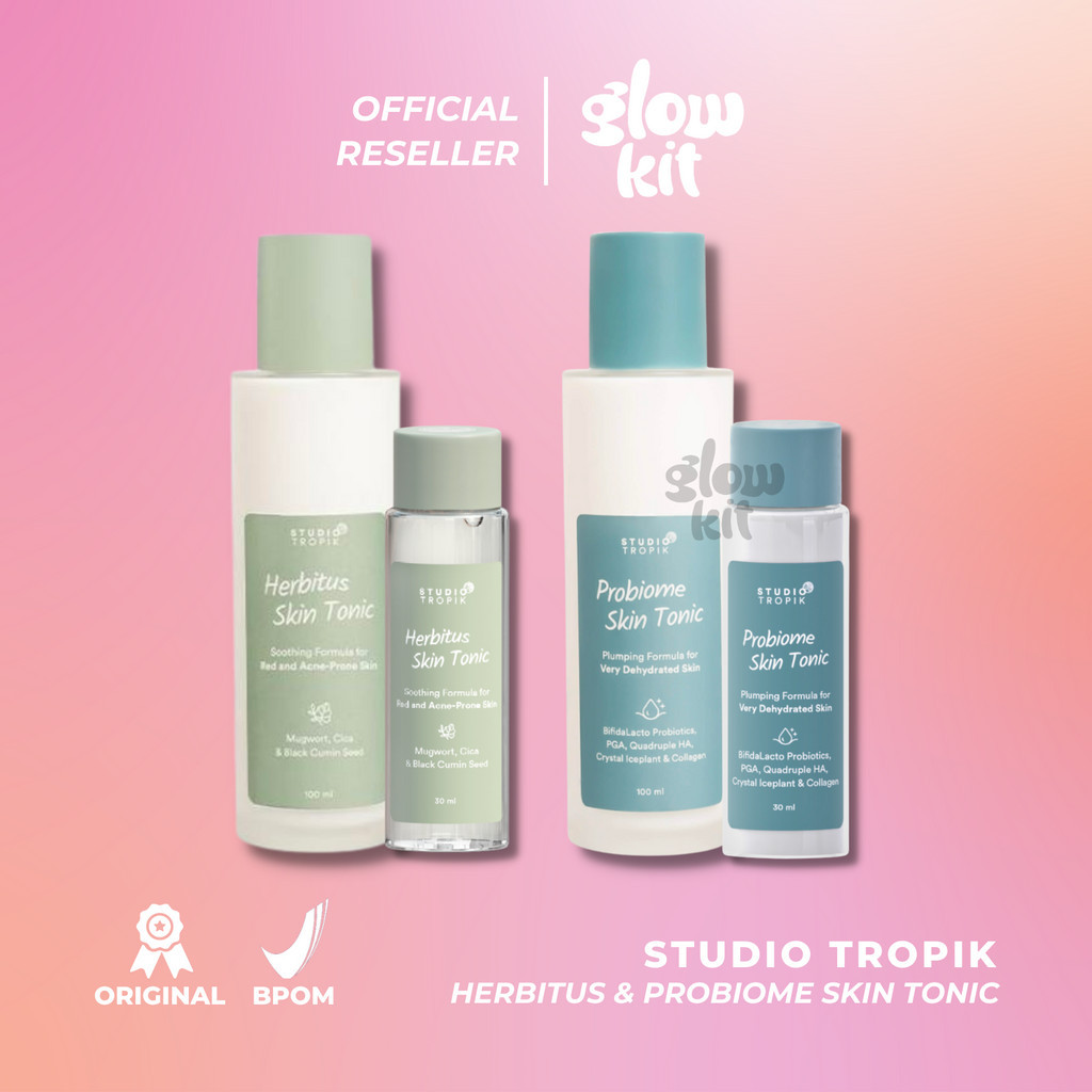 Jual STUDIO TROPIK Probiome Herbitus Skin Tonic | Toner Essence Wajah | Shopee Indonesia