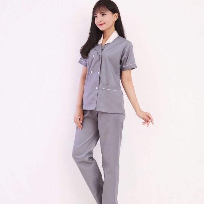 Jual Baju Suster Seragam Baby Sitter Keiko Series Seragam Suster ...