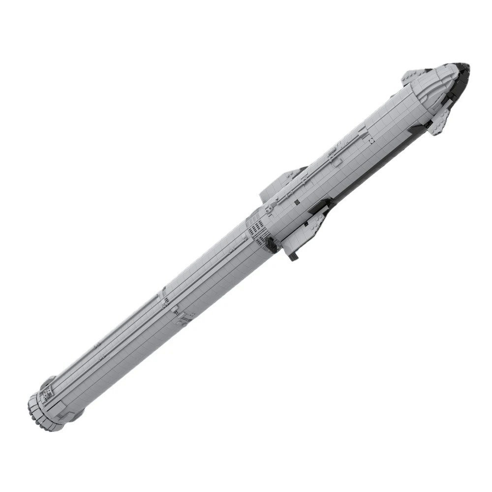 Jual BuildMoc Baru SpaceX Starship Super Berat Roket Bangunan Blok Set ...
