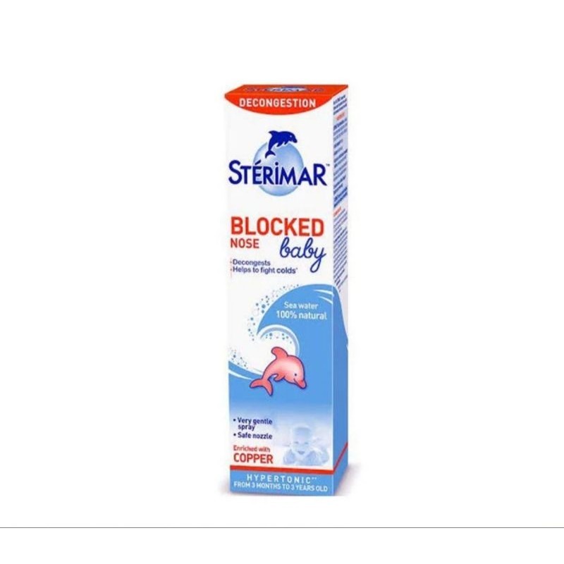Jual Sterimar Blocked Nose Baby 50 ml Untuk Usia 3+ Bulan | Shopee ...
