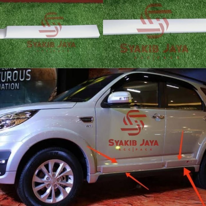Jual LIST PINTU SAMPING SIDE BODY MOLDING TERIOS TX ADVENTURE SILVER ...