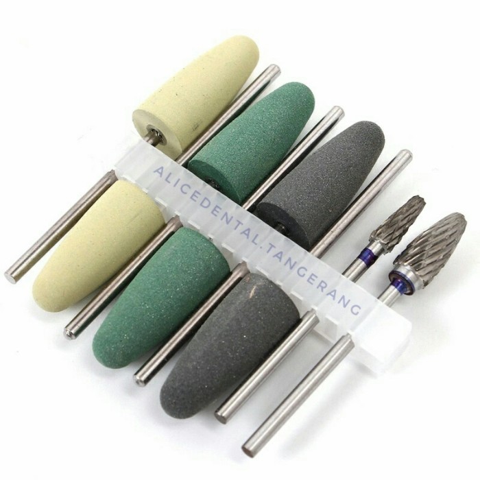 Jual DENTAL BUR AKRILIK FRASER SET POLISHING POLES POLISH ACRYLIC STONE ...