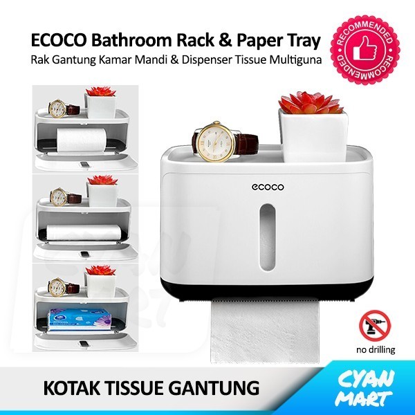 Jual Rak Tissue Gantung Kamar Mandi Kotak Tisu Toilet Bathroom Paper ...