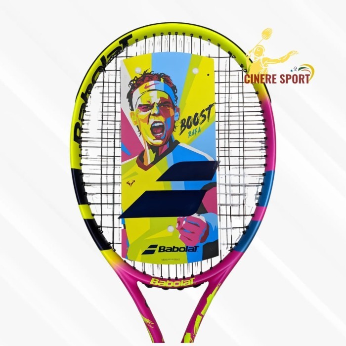 Jual Raket Tenis Babolat BOOST RAFA Pink 102" 260g Tenis Lapangan ...