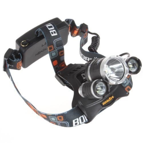Jual Senter Kepala Led 3 Mata Outdoor Headlamp Led Head Lamp Charge ...