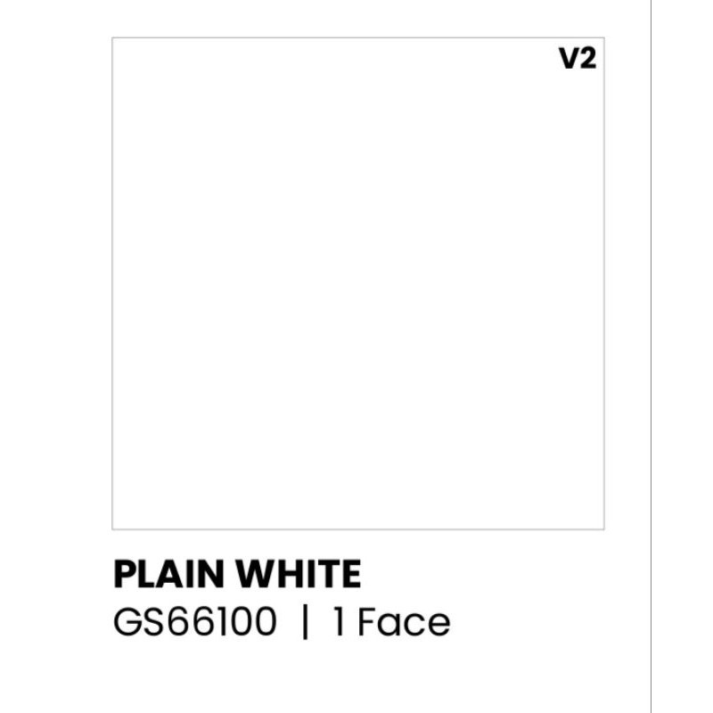 Jual GRANIT GLOSSY POLOS PUTIH PLAIN WHITE GS66100 UKURAN 60X60 BY ...