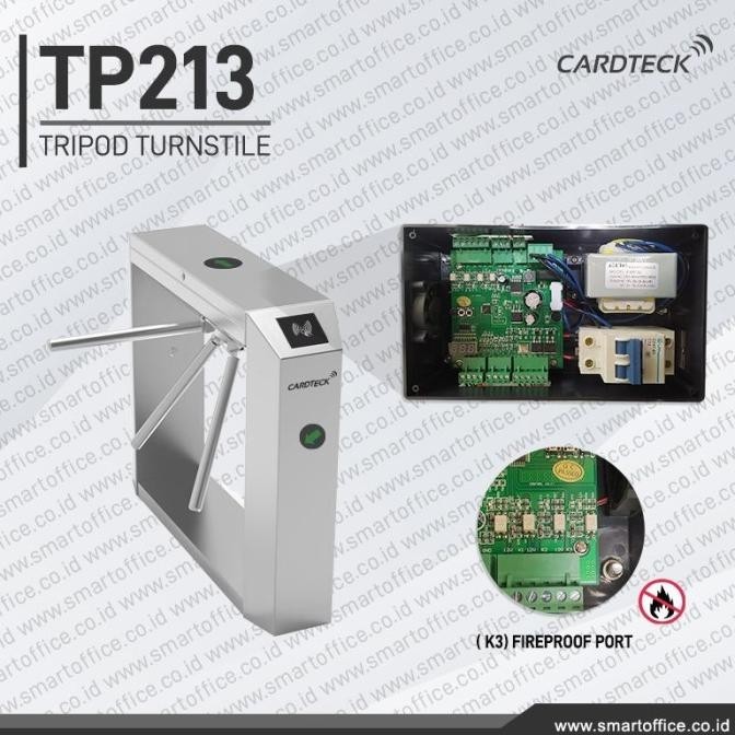 Jual Bridge Tripod Turnstile Cardteck Tp213 Rfid Access Barrier Gate 