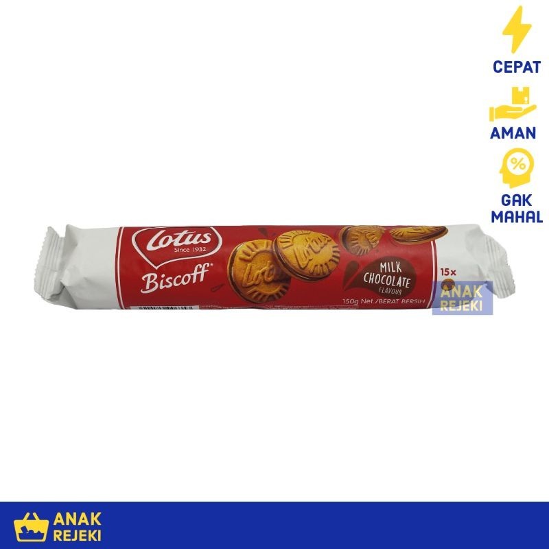 Jual Biskuit Lotus Biscoff rasa Milk Chocolate Coklat Cokelat Sandwich ...