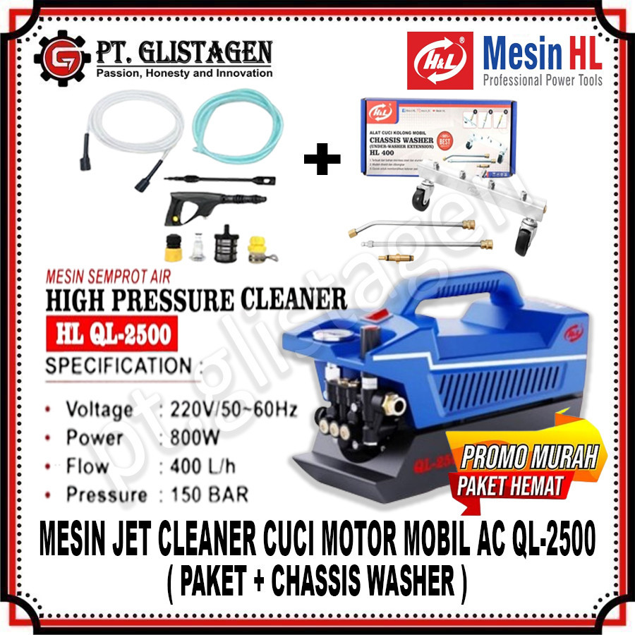 Jual HL PAKET QL-2500 Mesin Cuci Steam Jet Cleaner Motor Mobil AC ...