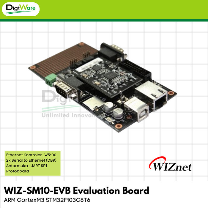 Jual WIZ-SM10-EVB Evaluation Board ARM Cortex M3 STM32F103C8T6 W5100 ...