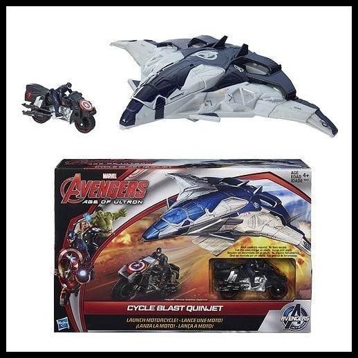 Jual Pesawat Hasbro Avengers Age Of Ultron Cycle Blast Quinjet Vehicle ...