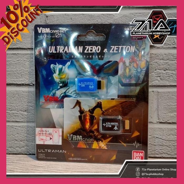 Jual [71A] VBM CARD SET ULTRAMAN VOL.1 ULTRAMAN ZERO & Z-TON FOR VITAL ...