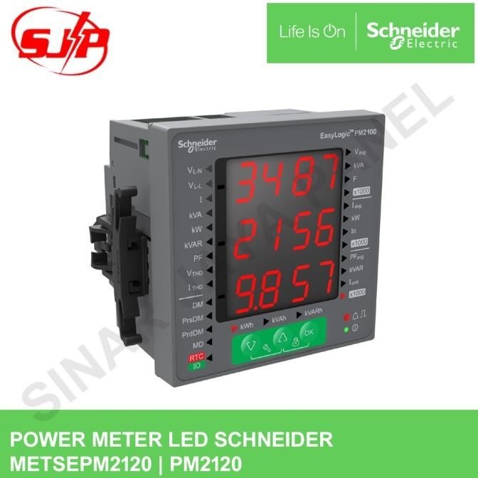 Jual Tersedia! Power Meter Schneider Metsepm2120 Pm2120 Easylogic ...