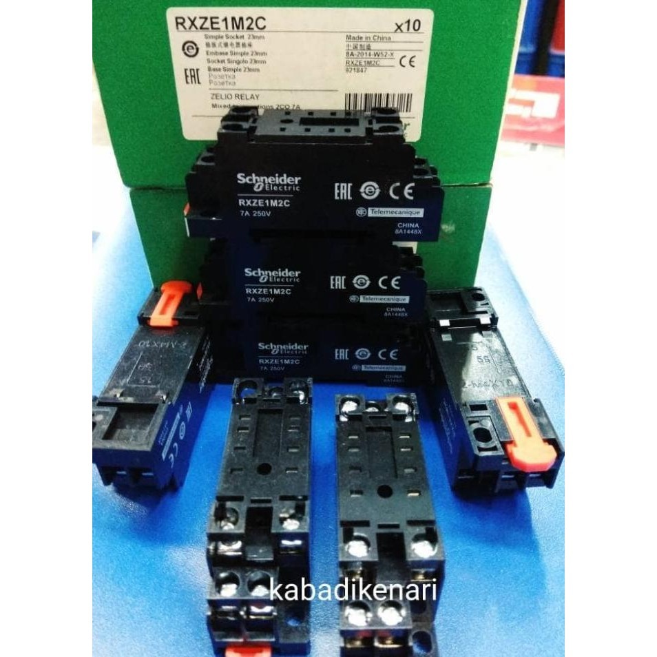 Jual SCHNEIDER SOCKET RELAY RXZE1M2C SOKET 8 PIN PIPIH DIN RAIL PANEL BOX | Shopee Indonesia