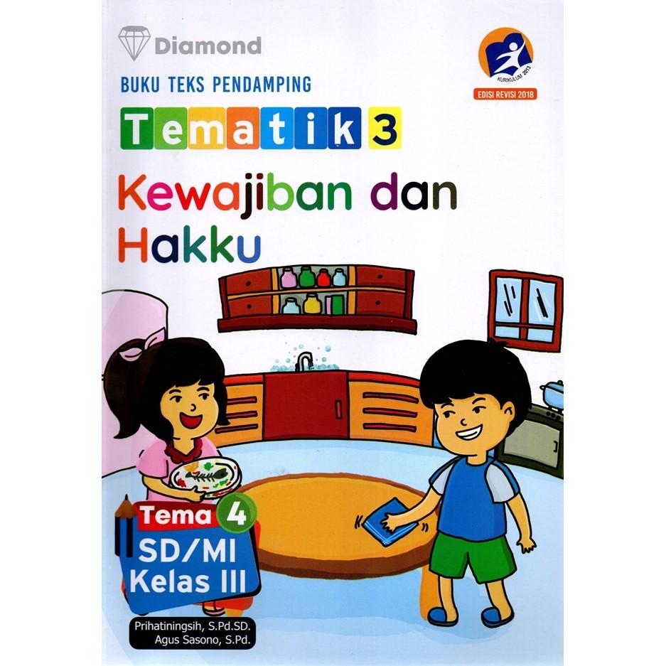 Jual Buku Teks Pendamping Tematik 3 Tema 4: Kewajiban Dan Hakku SD/MI Kelas III | Shopee Indonesia