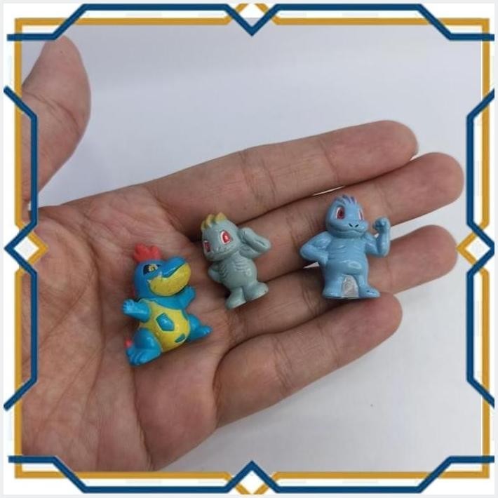 Jual [JJP] POKEMON MINI FIGURE MACHOKE MACHAP TOTODILE HARGA SATUAN ...