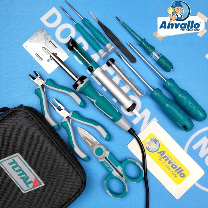 Jual Toolkit Listrik / Telecom Tool Set - PREMIUM - TOTAL | Shopee ...