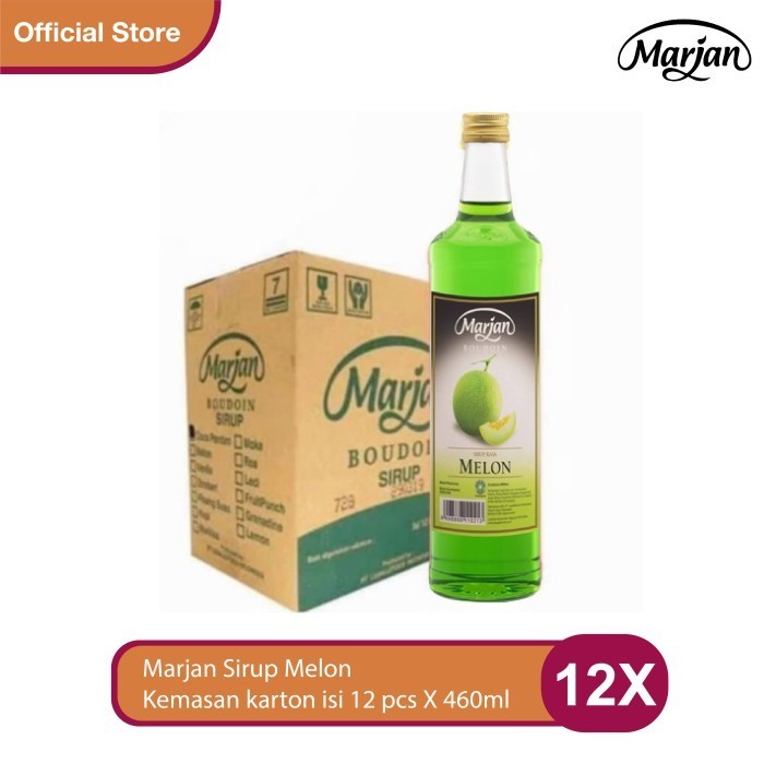 Jual Marjan Sirup Melon 460 Ml - Kemasan Karton Isi 12 Pcs | Shopee ...