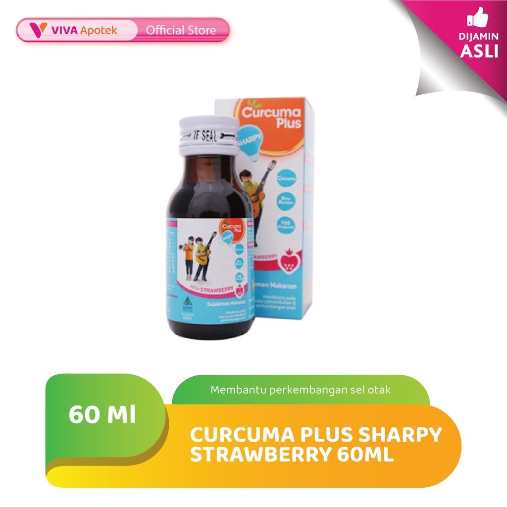 Jual Curcuma Plus Sharpy Strawberry 60Ml | Shopee Indonesia