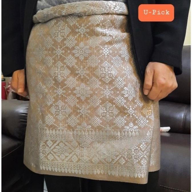 Jual ! Kain Songket Bapak Melayu Sarung Songket Pria Bawahan Kebaya ...