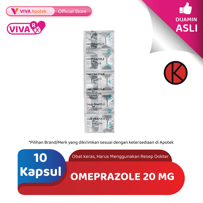 Jual Omeprazole 20 mg (10 Kapsul) | Shopee Indonesia