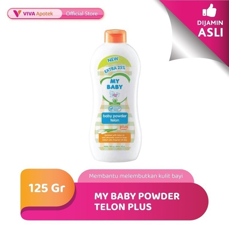 Jual My Baby Powder Telon Plus Melembabkan Kulit Bayi (100 + 25 Gram ...