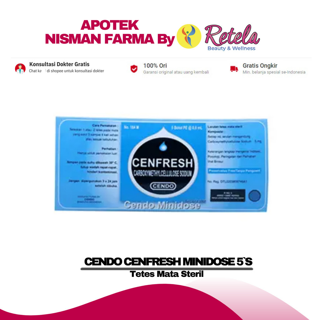 Jual CENDO CENFRESH MINIDOSE 1 STRIP ISI 5 TUBE | Shopee Indonesia