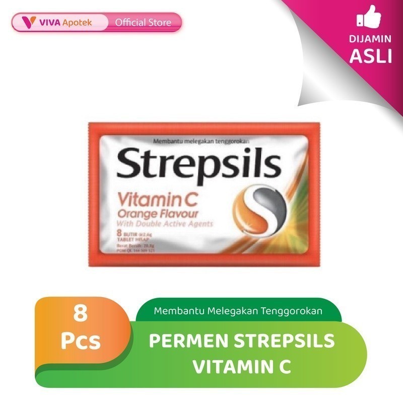 Jual Permen Strepsils Vitamin C Sachet | Shopee Indonesia