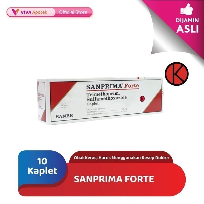 Jual Sanprima Forte / Antibiotik / Infeksi Bakteri (10 Kaplet) | Shopee ...