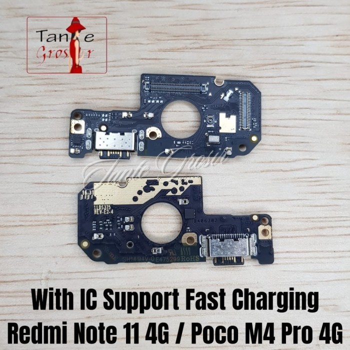 Jual Konektor Cas Redmi Note 11 Poco M4 Pro 4G Papan Cas Charging Board ...
