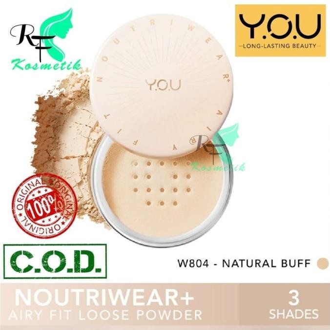 Jual YOU NoutriWear+ Airy Fit Loose Powder YOU Bedak Tabur Noutriwear ...
